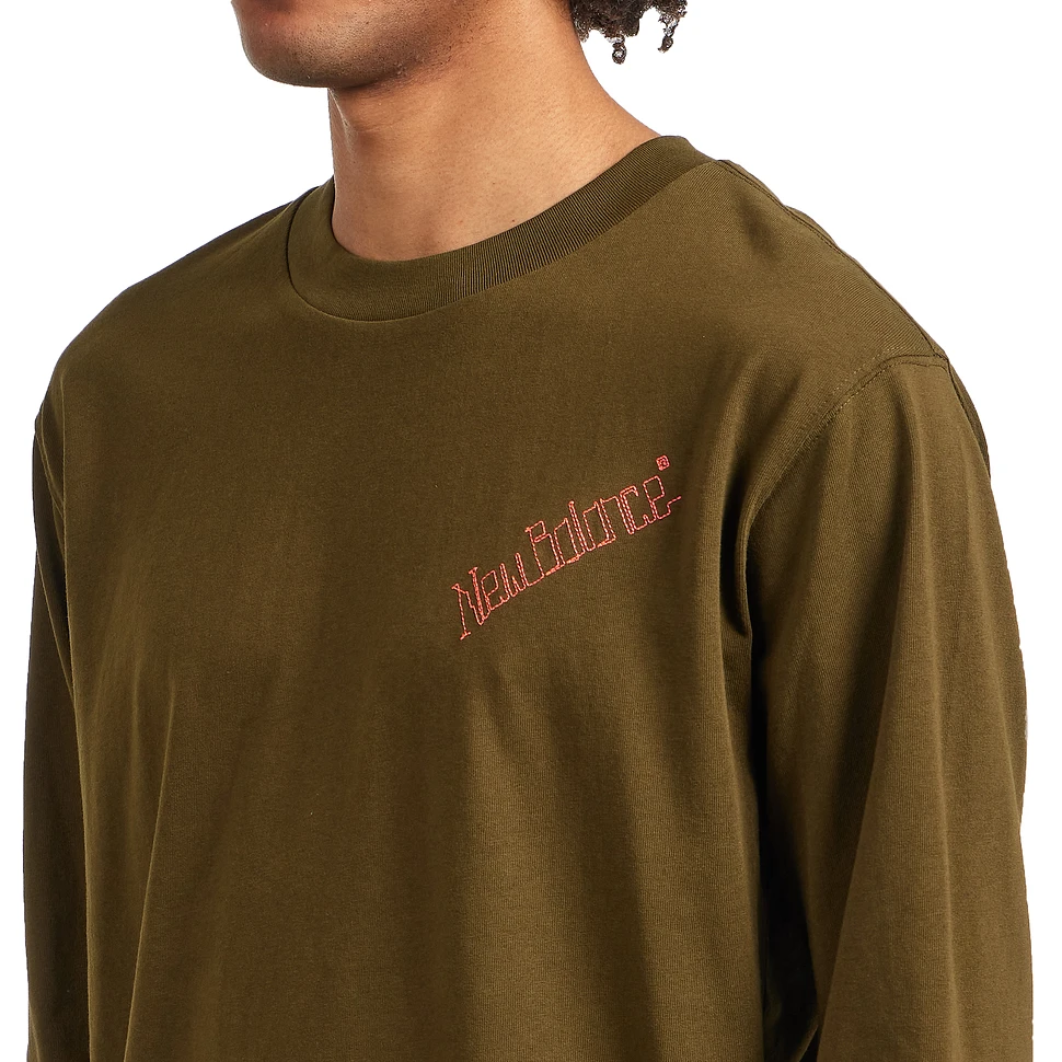 New Balance - Athletics Runners Map Long Sleeve (Woodland) | HHV