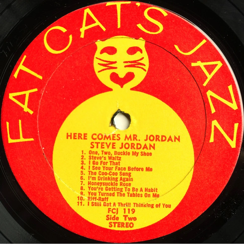 61142Steve Jordan With Bill Goodall - Here Comes Mr. Jordan - Vinyl LP ...