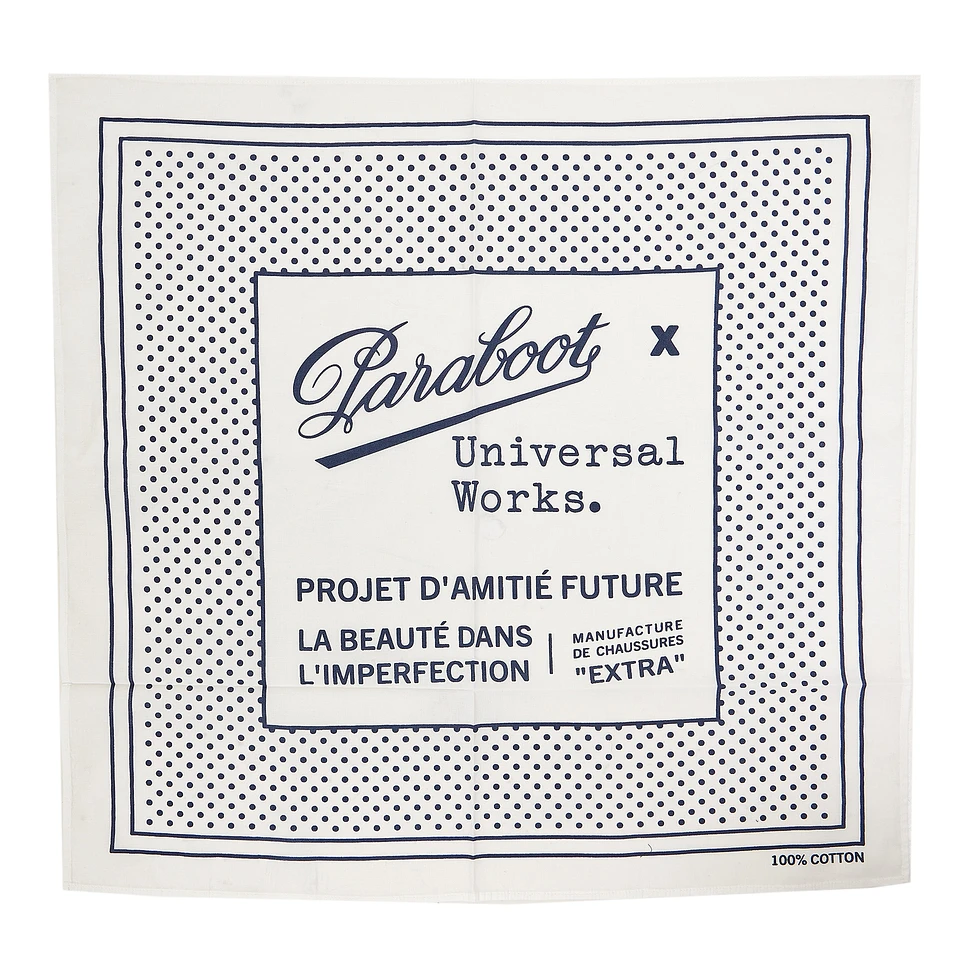 Universal Works x Paraboot - Kingsman Bandana (Ecru) | HHV