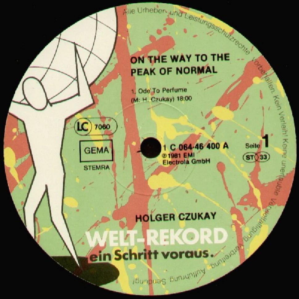 Holger Czukay - On The Way To The Peak Of Normal - Vinyl LP - 1981 - EU ...