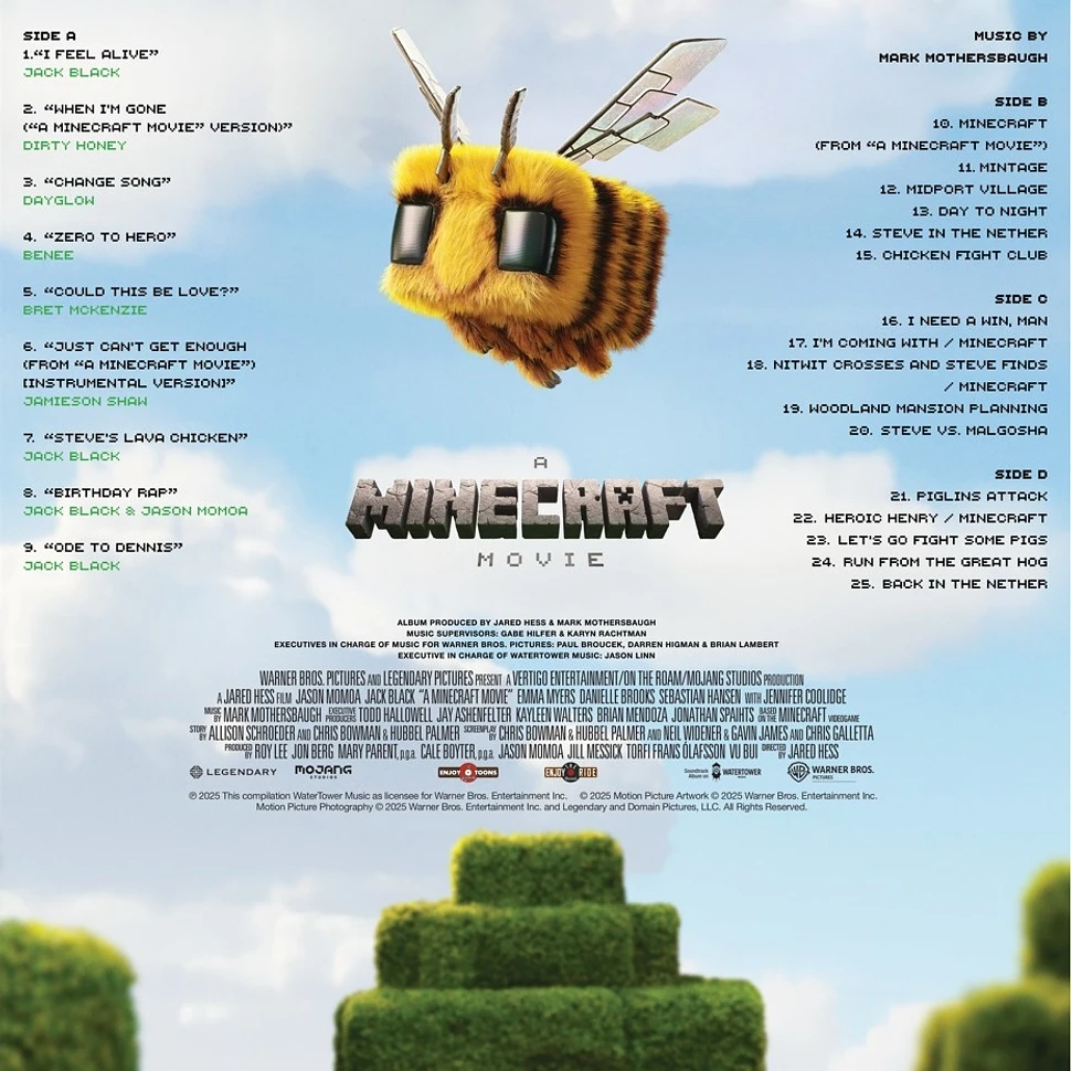 V.A. - A Minecraft Movie HHV Exclusive Purple Gateway Vinyl Edition ...