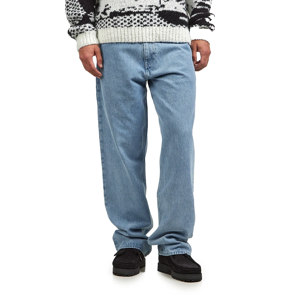 Edwin - Matrix Pant Arctic Blue Denim, 14.6 oz (Blue Heavy Bleach Wash ...