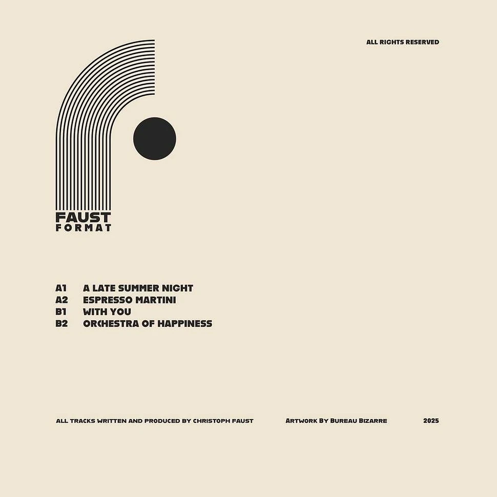 Christoph Faust - A Late Summer Night EP - Vinyl 12" - 2025 - EU - Original | HHV