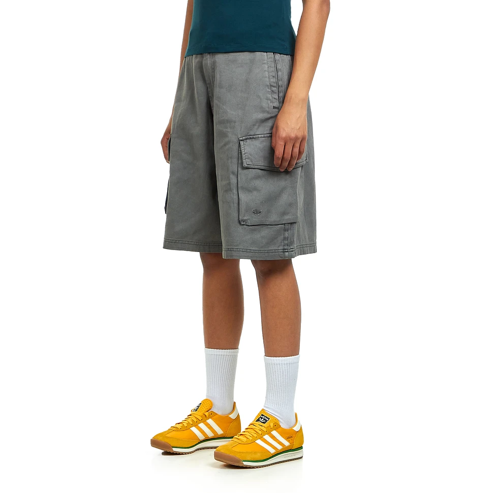 adidas - Washed Cargo Twill Jorts (Black) | HHV
