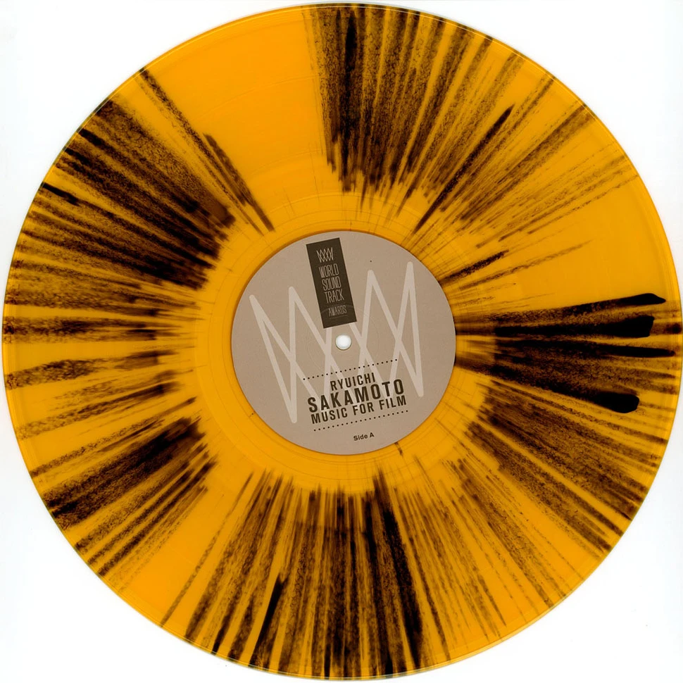 Ryuichi Sakamoto - Music For Film Transparent Amber with Black Splatter ...