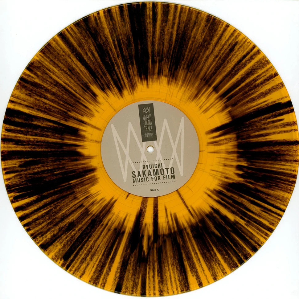 Ryuichi Sakamoto - Music For Film Transparent Amber with Black Splatter ...
