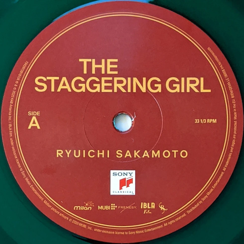 Ryuichi Sakamoto - OST The Staggering Girl - Vinyl LP - 2020 - EU ...