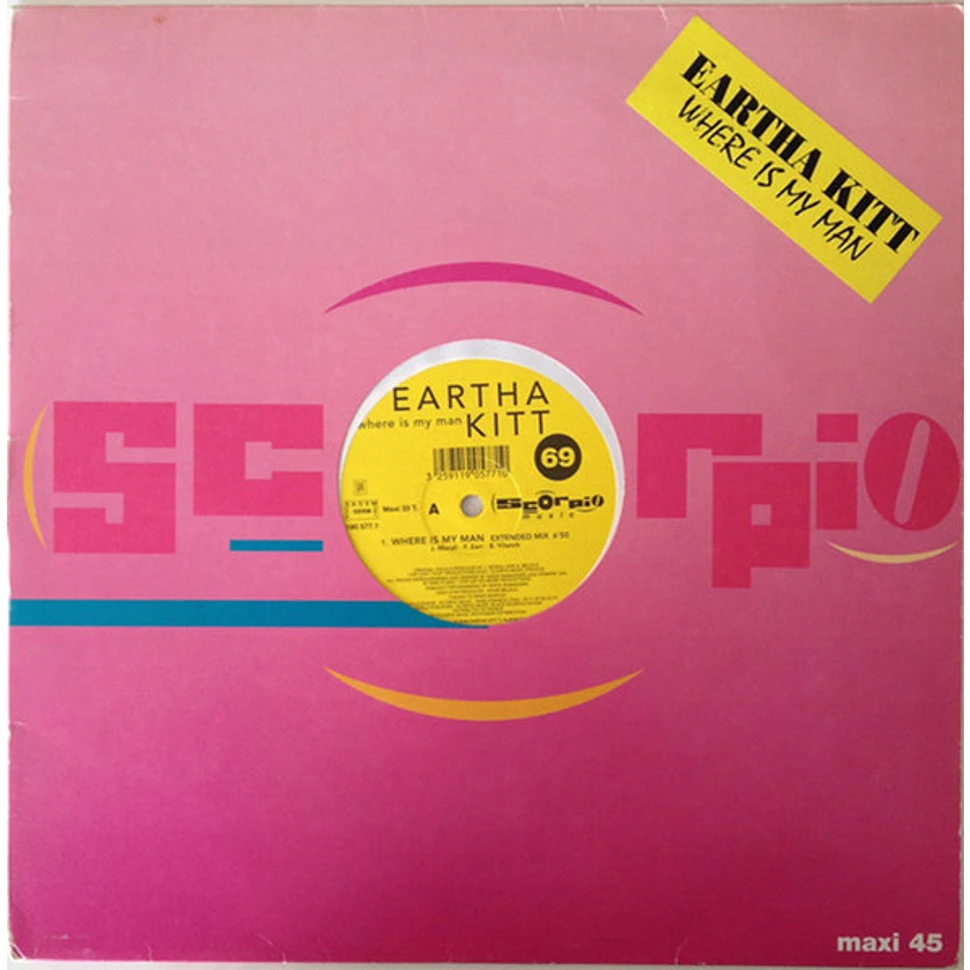 Eartha Kitt - Where Is My Man - Vinyl 12" - 1993 - FR - Original | HHV