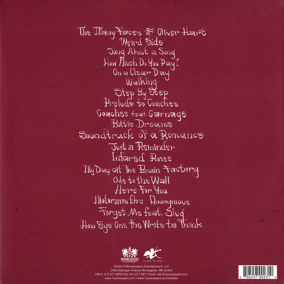 Oliver Hart - The Many Faces Of Oliver Hart, Or: How Eye One The Write ...