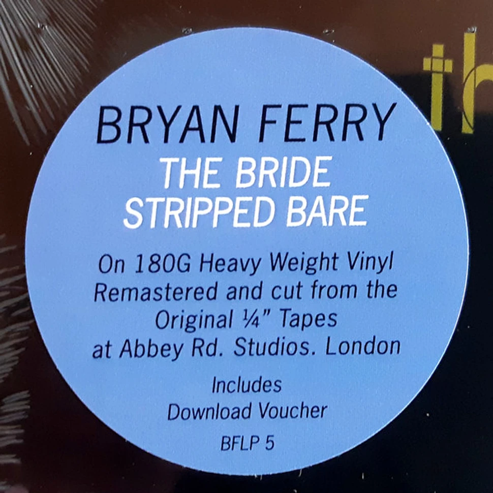 Bryan Ferry - The Bride Stripped Bare - Vinyl LP - 2021 - EU - Reissue ...