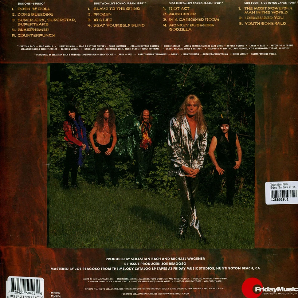 Sebastian Bach - Bring 'Em Bach Alive Clear Yellow Vinyl Edition ...