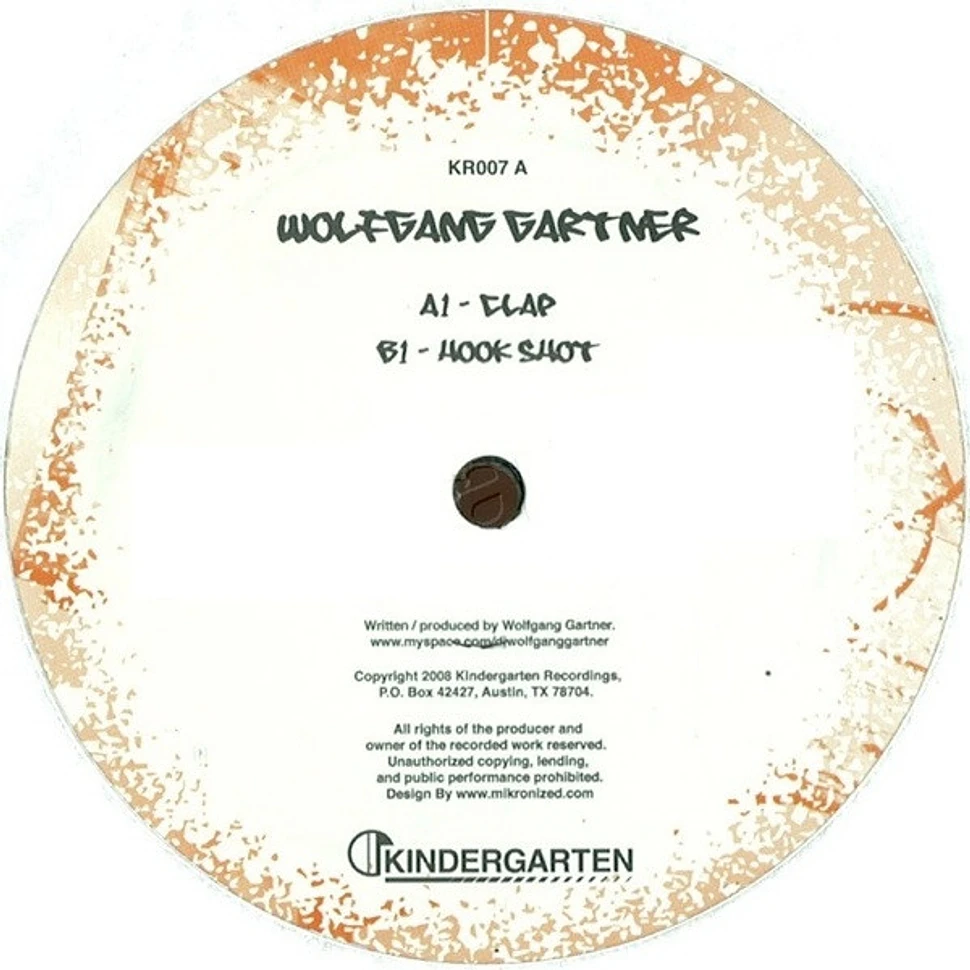 Wolfgang Gartner - Clap / Hook Shot - Vinyl 12" - 2008 - UK - Original ...