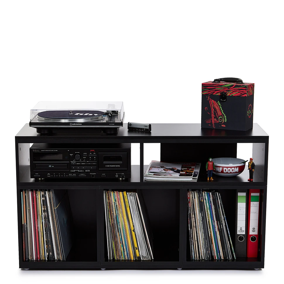 Record Box - Vinyl Record Storage - Schallplatten Hifi-Lowboard (3x110 ...