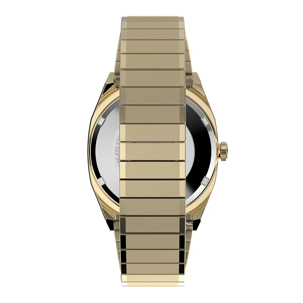 Timex Archive - Automatic 1983 E-Line Reissue Watch (Gold / Tone Case ...