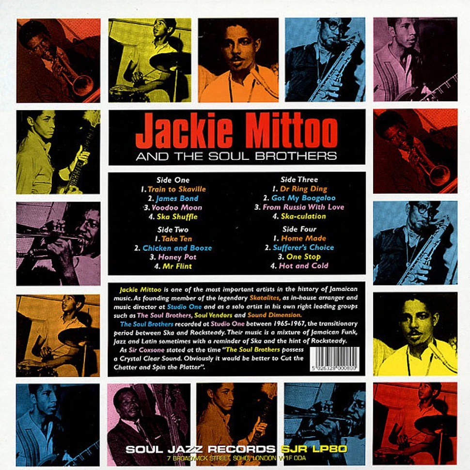 Jackie Mittoo And The Soul Brothers - Last Train To Skaville - Vinyl ...