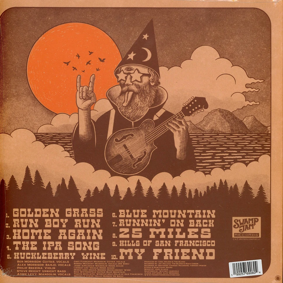 Brothers Comatose - Golden Grass - Splattered Orange & Blue Colored ...