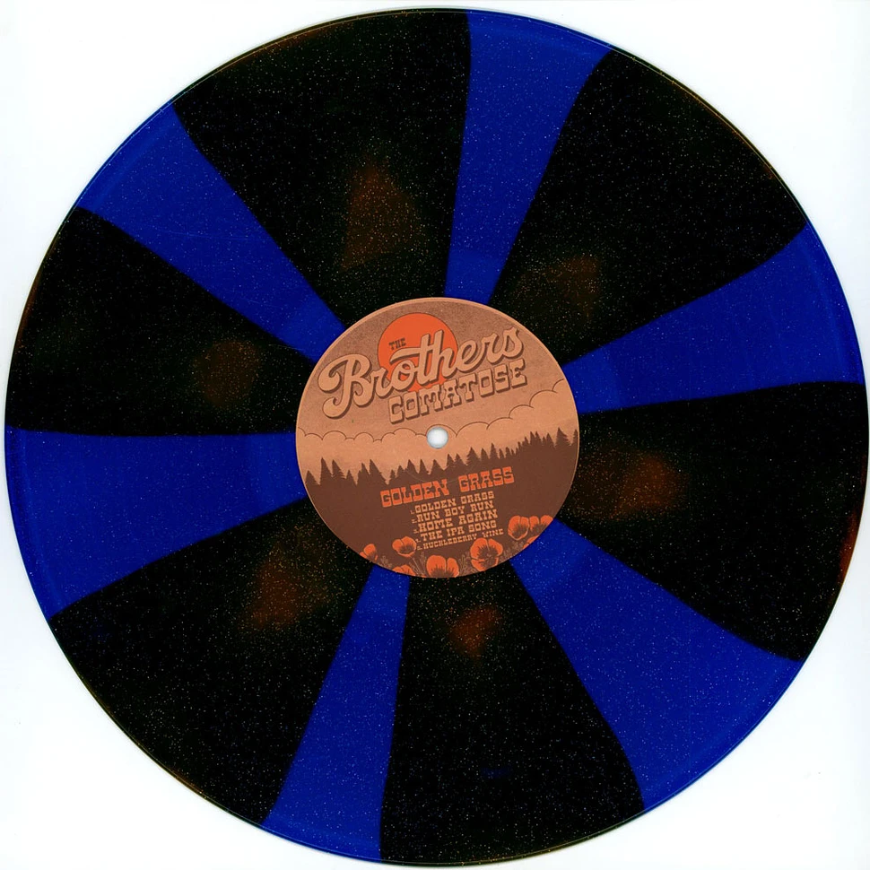 Brothers Comatose - Golden Grass - Splattered Orange & Blue Colored ...