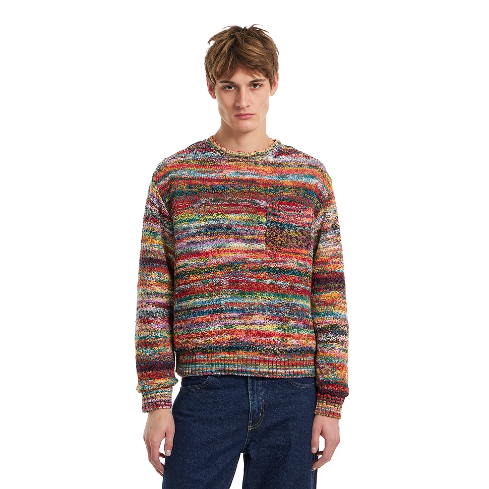 thisisneverthat - Gore-Tex Windstopper Reversible Knit Crew (Navy) | HHV