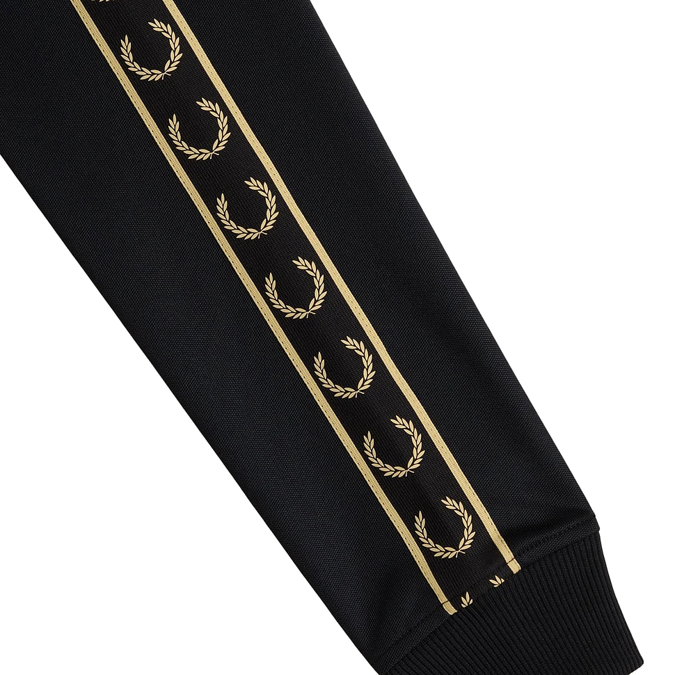 Fred Perry - Taped Track Jacket (Black / Champagne) | HHV