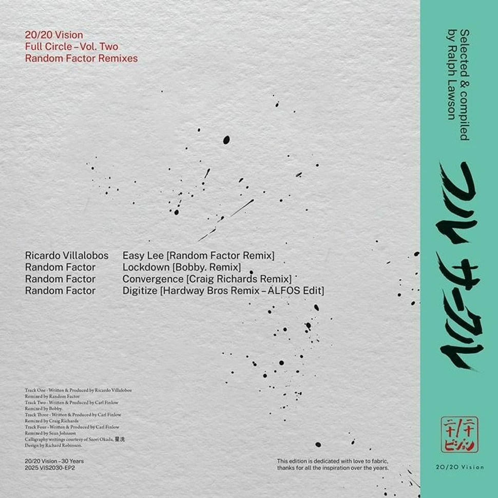 Ricardo Villalobos / Random Factor - 20 / 20 Vision - Full Circle Vol ...