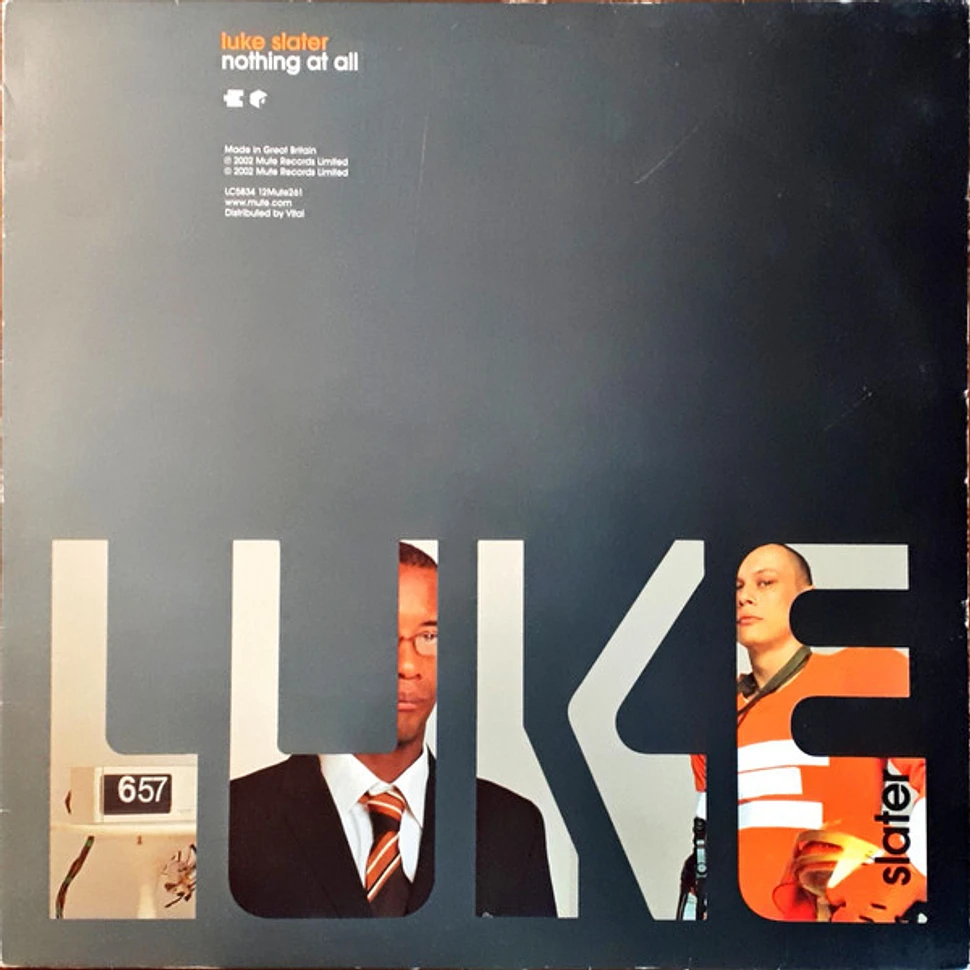 Luke Slater - Nothing At All - Vinyl 12" - 2002 - UK - Original | HHV