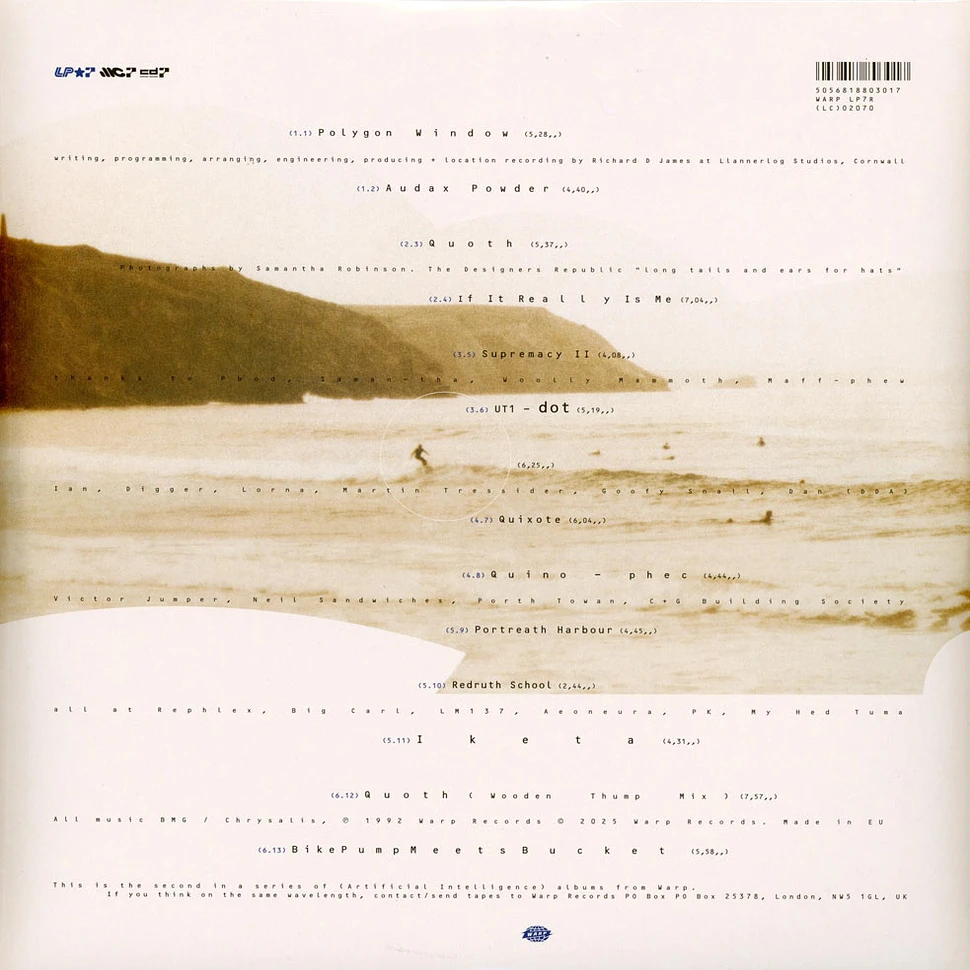 Polygon Window (Aphex Twin) - Surfing On Sine Waves - Vinyl 3LP - 1993 ...