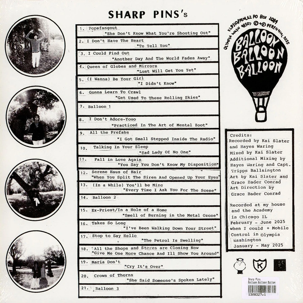 Sharp Pins - Balloon Balloon Ballon - Vinyl LP - 2025 - US - Original | HHV