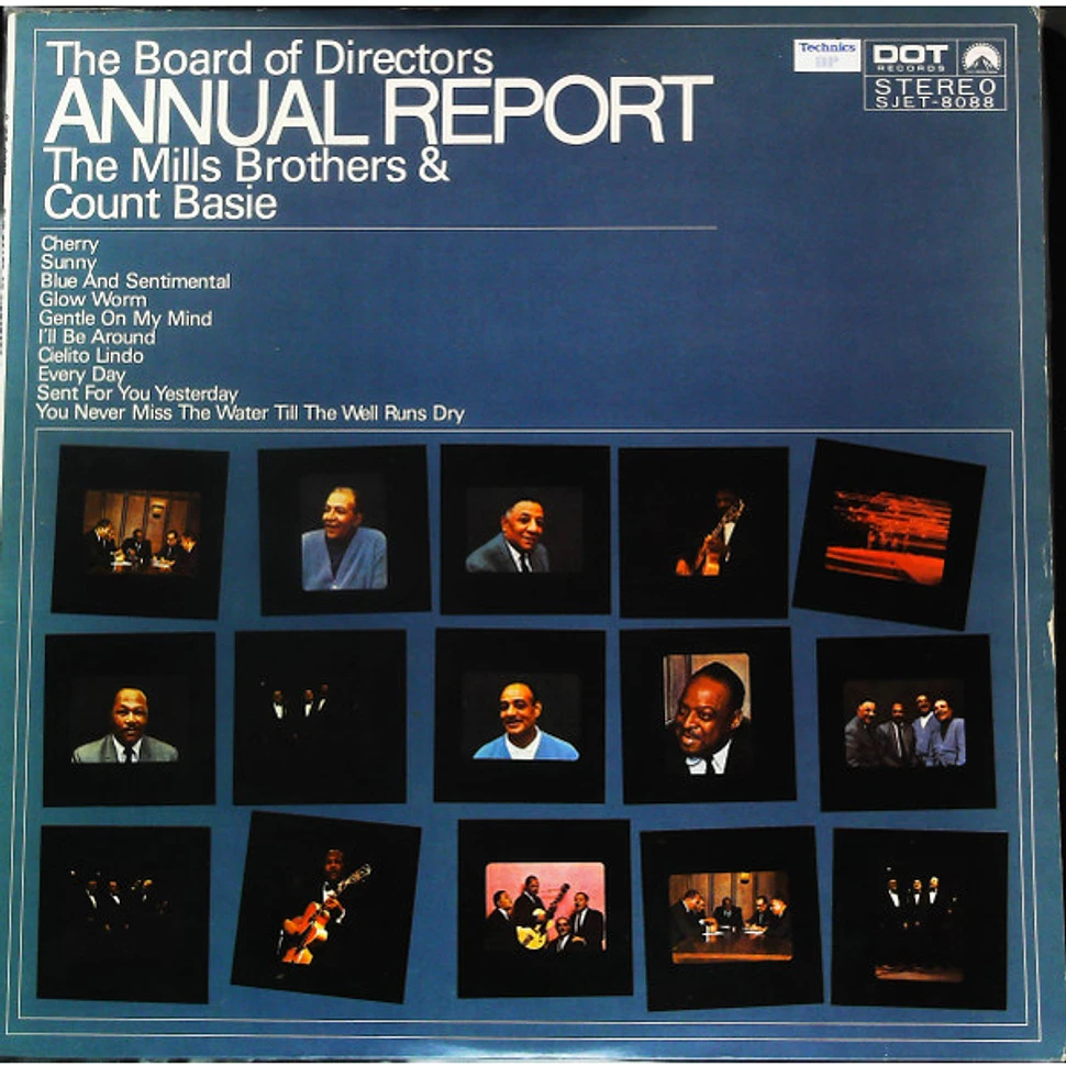 The Mills Brothers & Count Basie - The Board of Directors Annual Report - Vinyl LP - 1968 - JP ...