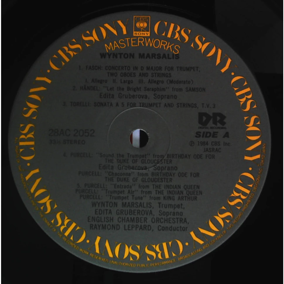 Wynton Marsalis, Edita Gruberova, Raymond Leppard / English Chamber Orchestra / Johann Friedrich ...