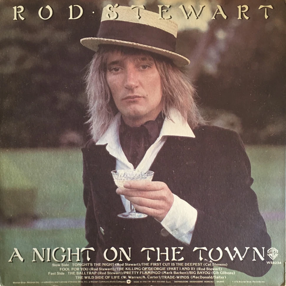 Rod Stewart - A Night On The Town - Vinyl LP - 1976 - IT - Original | HHV