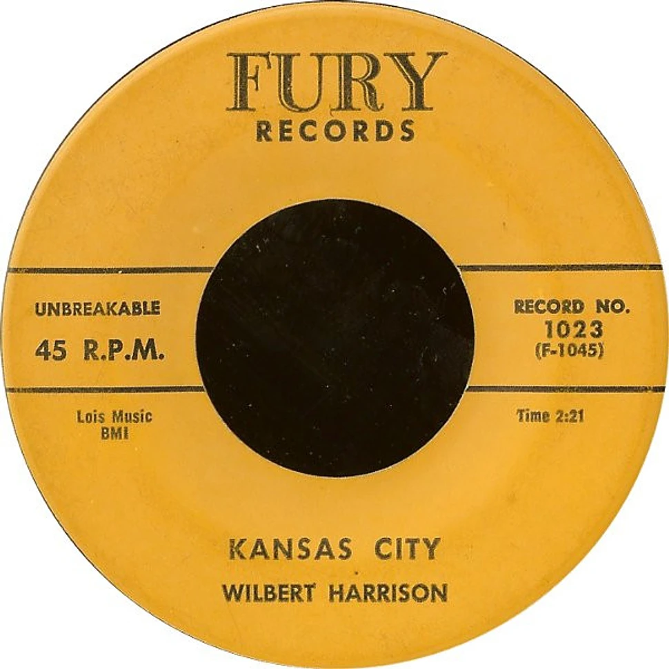 Wilbert Harrison - Kansas City / Listen, My Darling - Vinyl 7" - 1959 ...