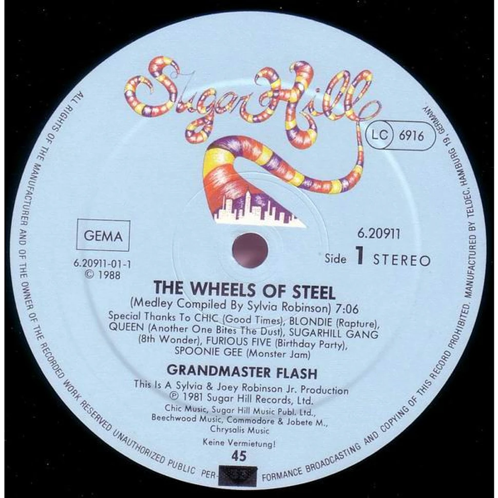 Grandmaster Flash / Grandmaster Flash & The Furious Five - The Wheels ...
