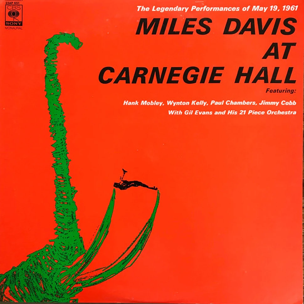 Miles Davis - Miles Davis At Carnegie Hall - Vinyl LP - 1977 - JP ...