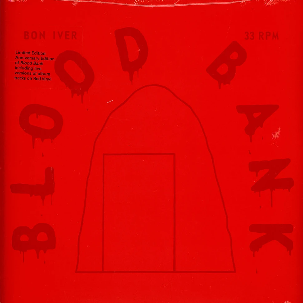 Bon Iver - Blood Bank EP 10th Anniversary Red Vinyl Edition - Vinyl LP ...