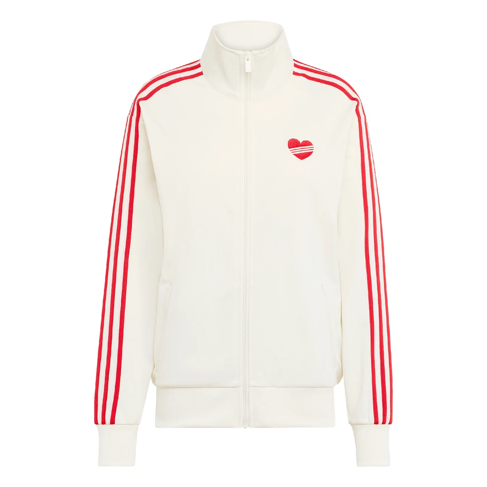 adidas - Firebird Track Top Loose (Cream White / Better Scarlet) | HHV