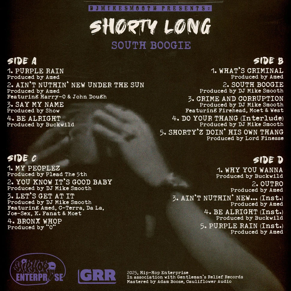 DJ Mike Smooth Presents Shorty Long - South Boogie Color In Color Vinyl ...