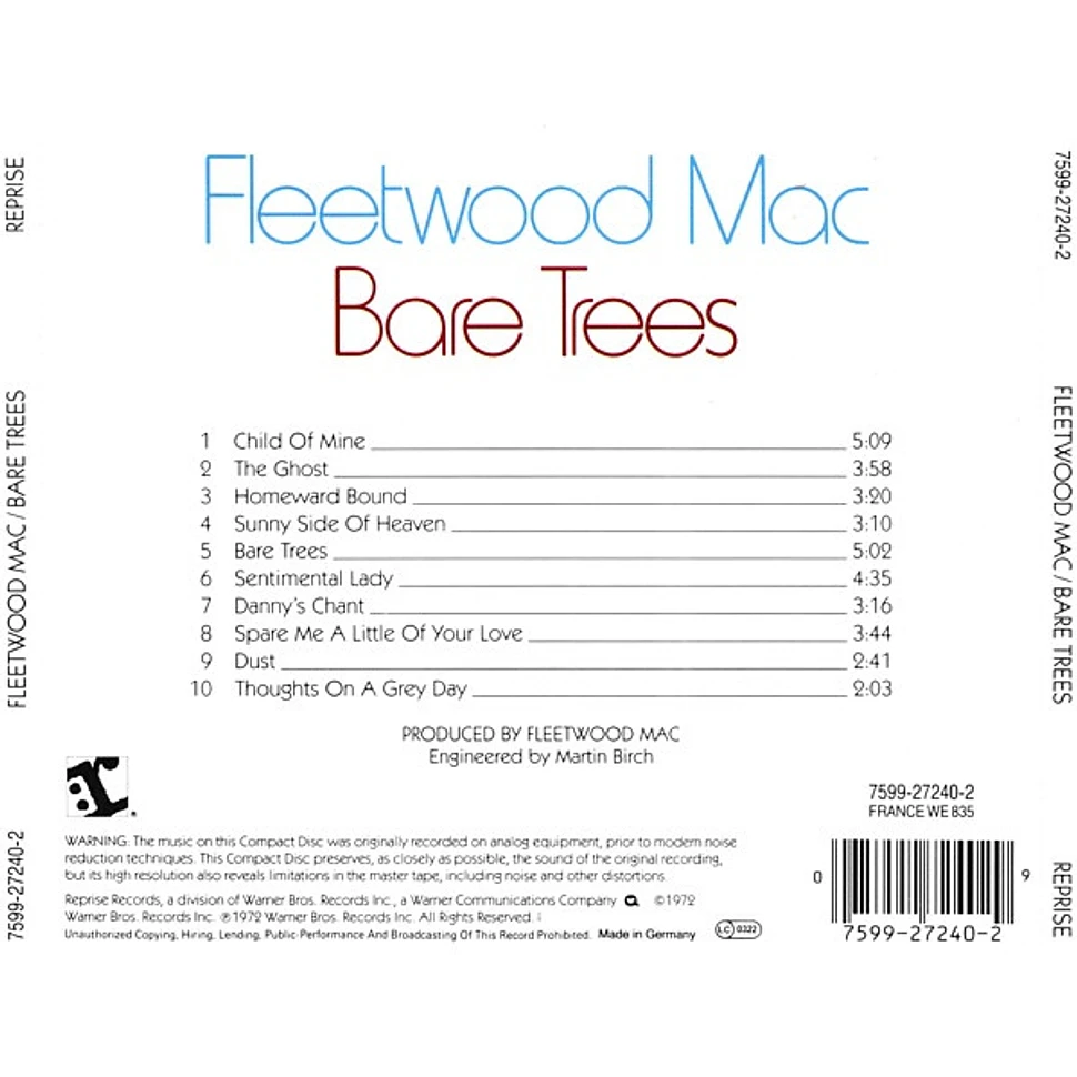Fleetwood Mac - Bare Trees - CD - EU - Original | HHV