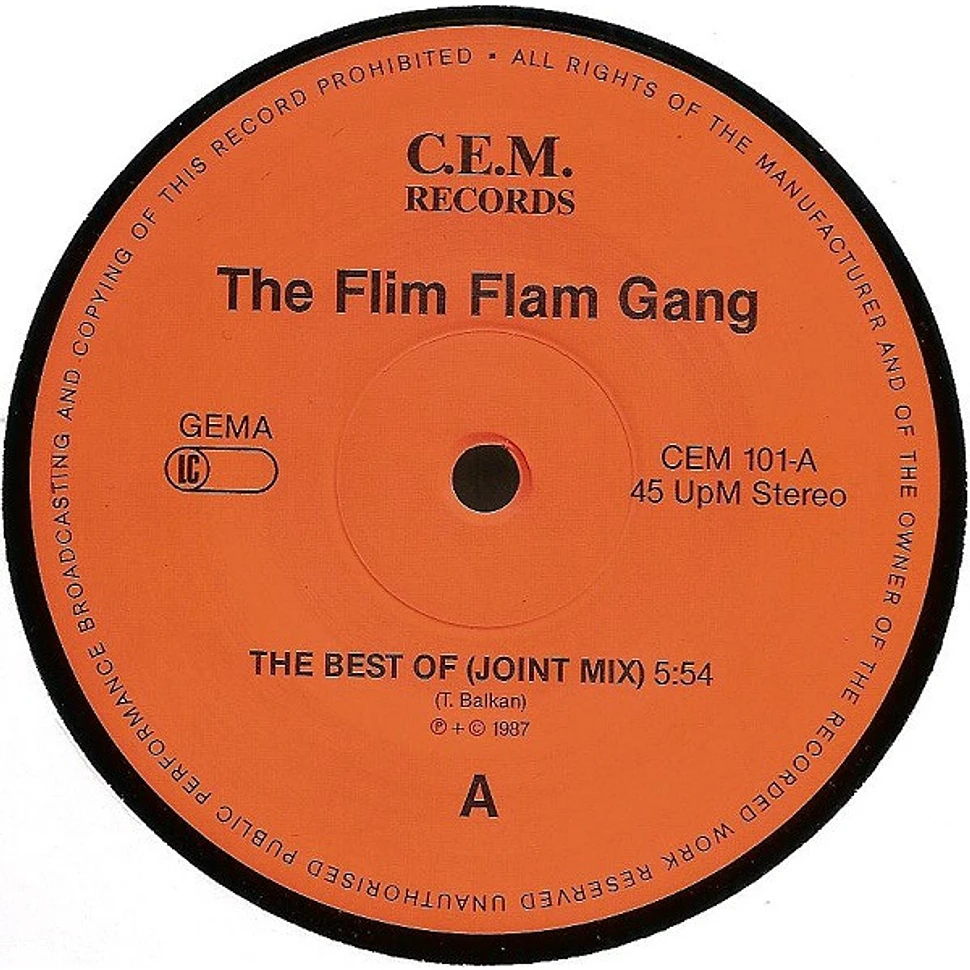 The Flim Flam Gang - The Best Of (Joint Mix) - Vinyl 12" - 1987 - DE ...
