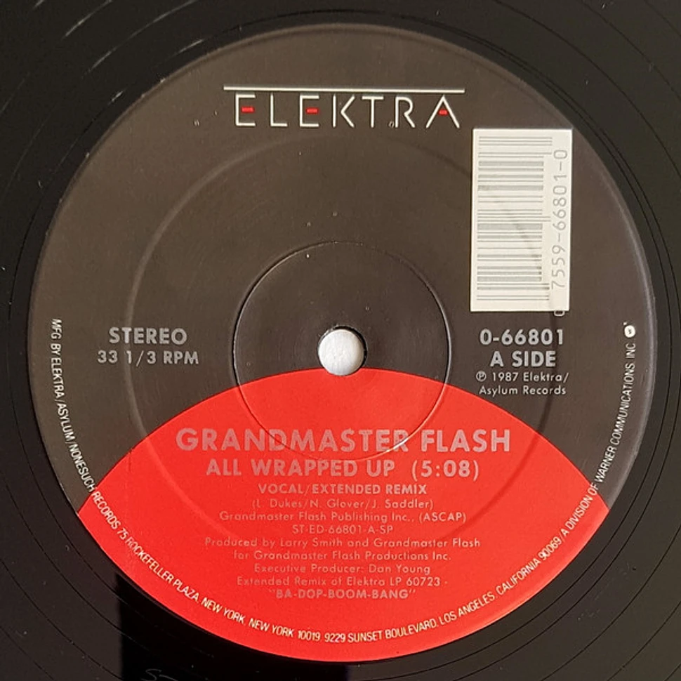 Grandmaster Flash - All Wrapped Up - Vinyl 12" - 1987 - US - Original | HHV