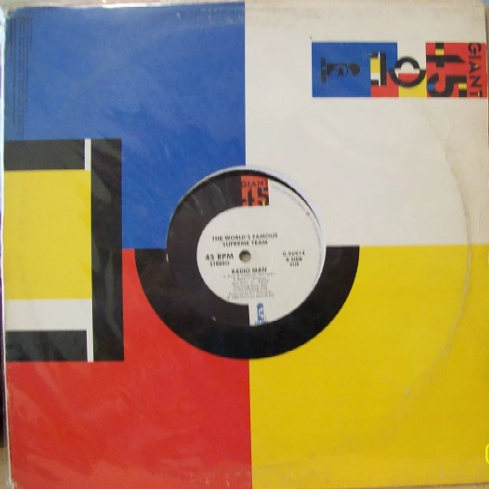 World's Famous Supreme Team - Radio Man - Vinyl 12" - 1984 - US ...