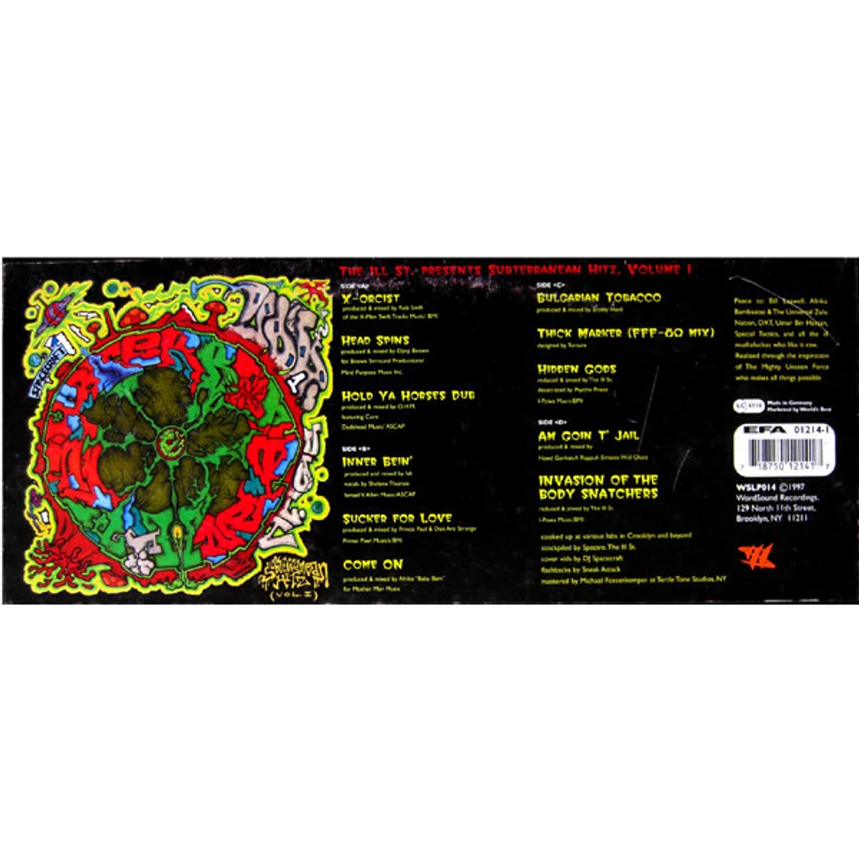 The Ill Saint - Subterranean Hitz Vol. I - Vinyl 2LP - 1997 - US ...