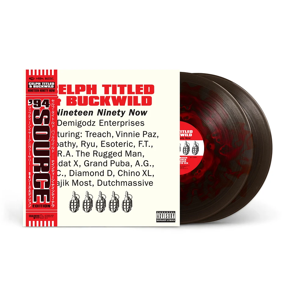 Celph Titled & Buckwild - Nineteen Ninety Now HHV Exclusive Numbered '94 Source Phantom Ruby ...