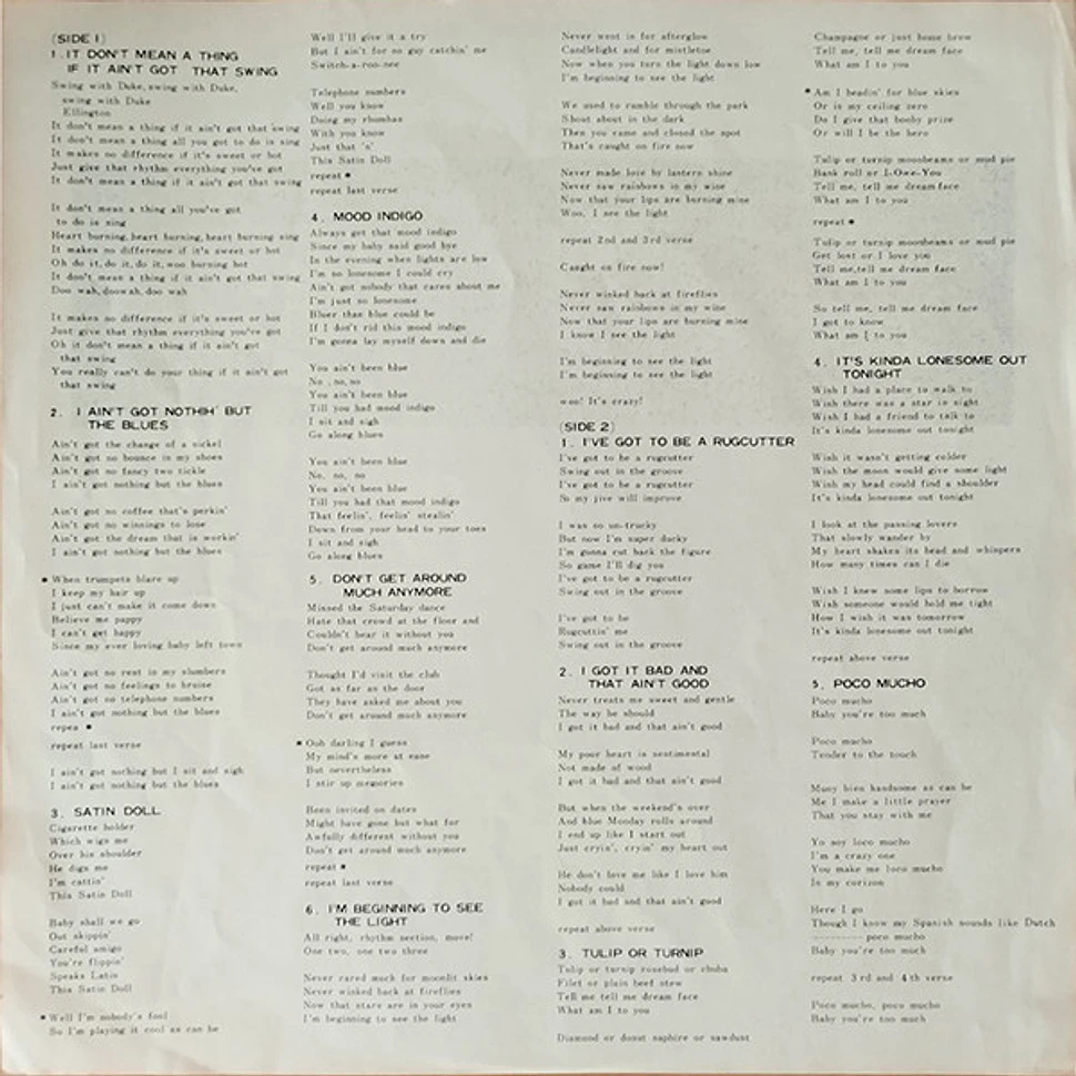 Duke Ellington & Teresa Brewer - It Don't Mean A Thing If It Ain't Got ...