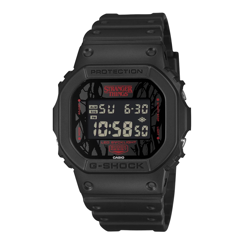 G-Shock x Stranger Things - DW-5600STT-1ER (Schwarz) | HHV