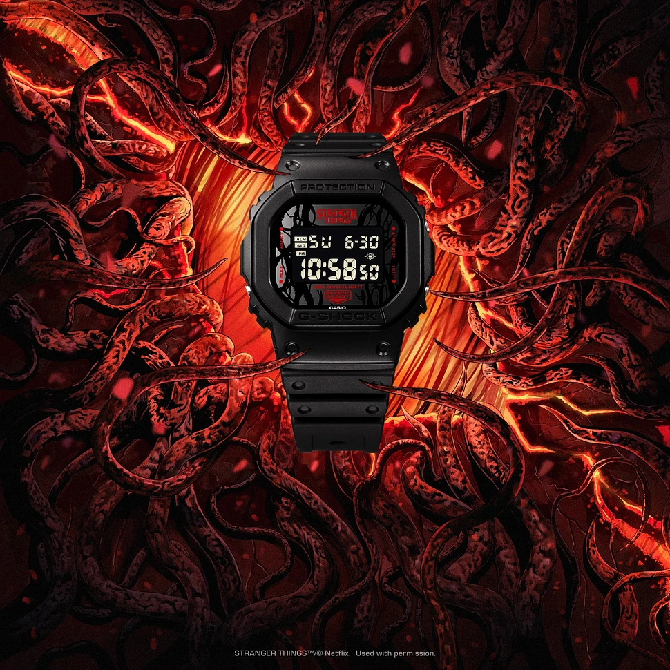 G-Shock x Stranger Things - DW-5600STT-1ER (Schwarz) | HHV