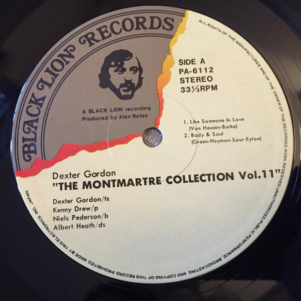 Dexter Gordon - Blues Walk! The Montmartre Collection Vol. II - Vinyl ...