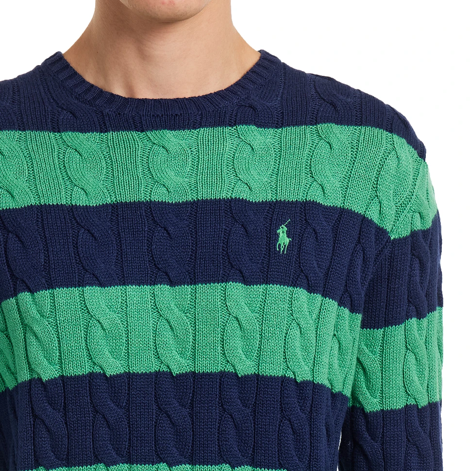 Polo Ralph Lauren - Striped Pullover (Navy Green Combo) | HHV