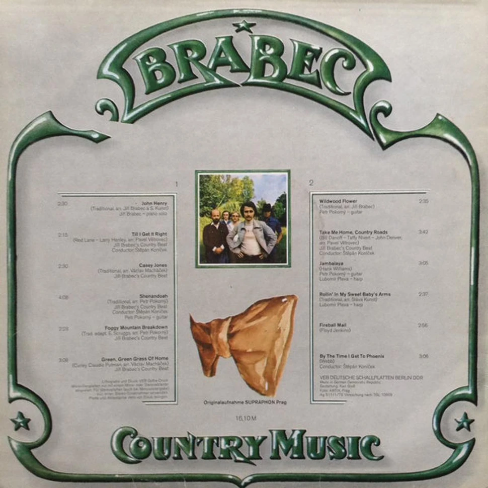 Country Beat Jiřího Brabce - Country Music - Vinyl LP - GDR - Reissue | HHV