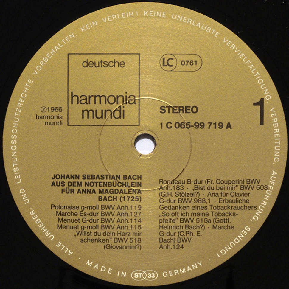 Elly Ameling ∙ Gustav Leonhardt ∙ Hans-Martin Linde - Aus Dem ...