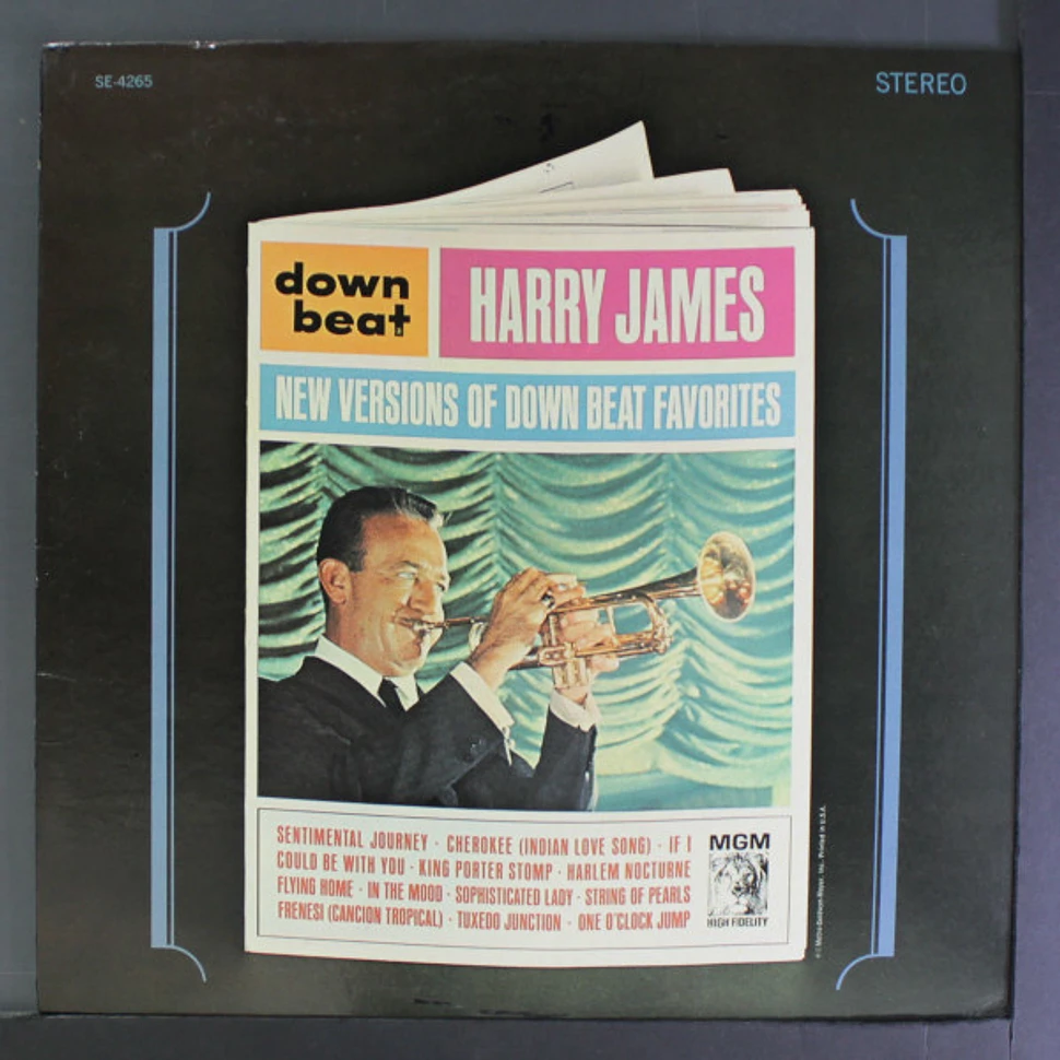 Harry James - New Versions Of Down Beat Favorites - Vinyl LP - 1964 ...